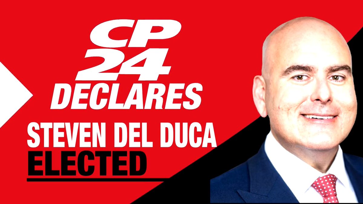 CP24 on Twitter: "#BREAKING: Former Ontario Liberal leader Steven Del Duca has been elected ...