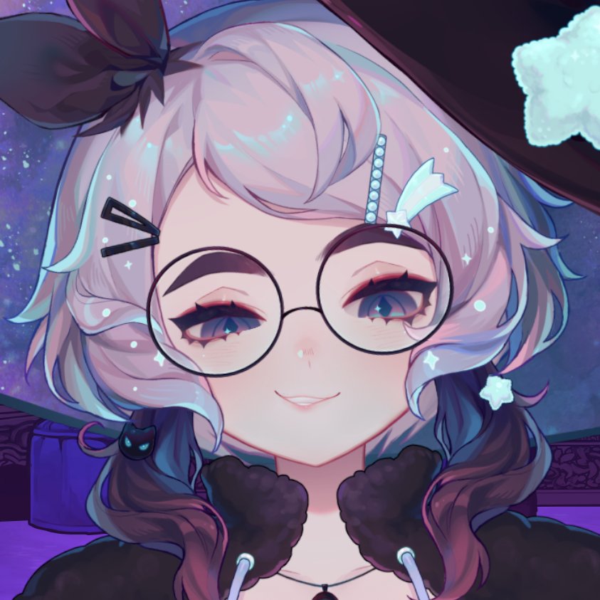 「Solo Phasmophobia with heartrate monitor」|Alphena 🌌 Void Witch VTuberのイラスト