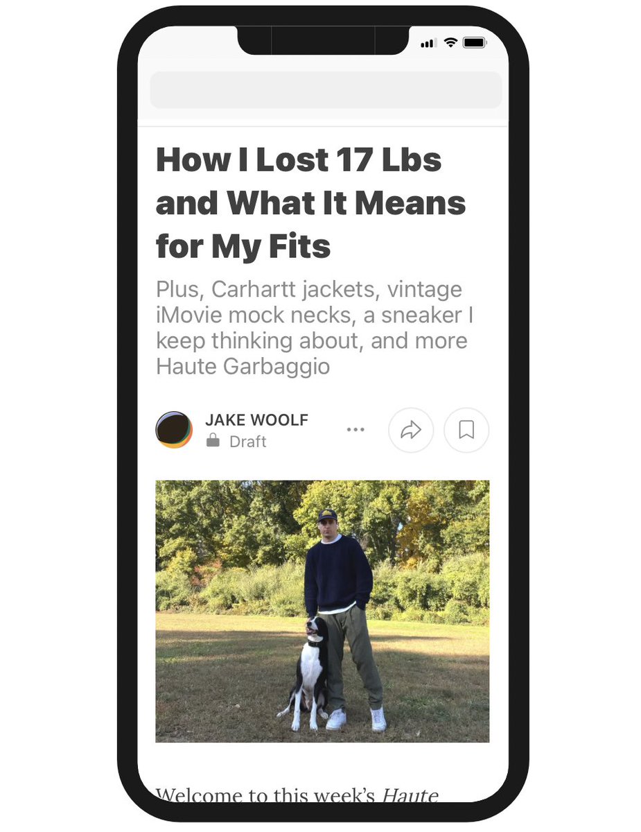 Jake Woolf on Twitter: "How I Lost 17 lbs and what it means for the alphets. New Substack Post ...