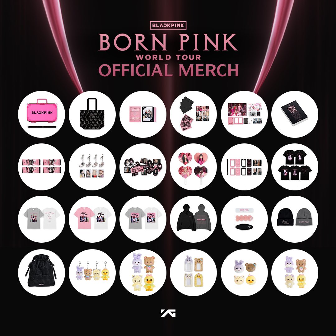 PORTAL BLACKPINK on Twitter: "[INFO] As mercadorias oficiais da turnê BORN PINK estão ...