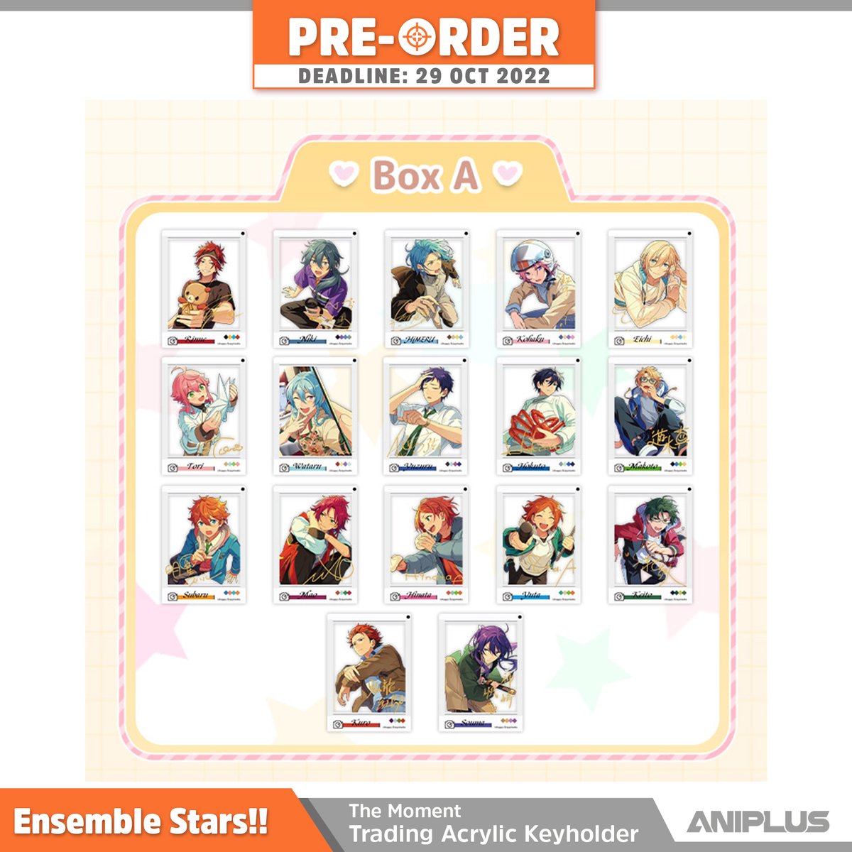 ANIPLUS café SG on Twitter: "New merchandise from "Ensemble Stars!!" are now available for pre ...