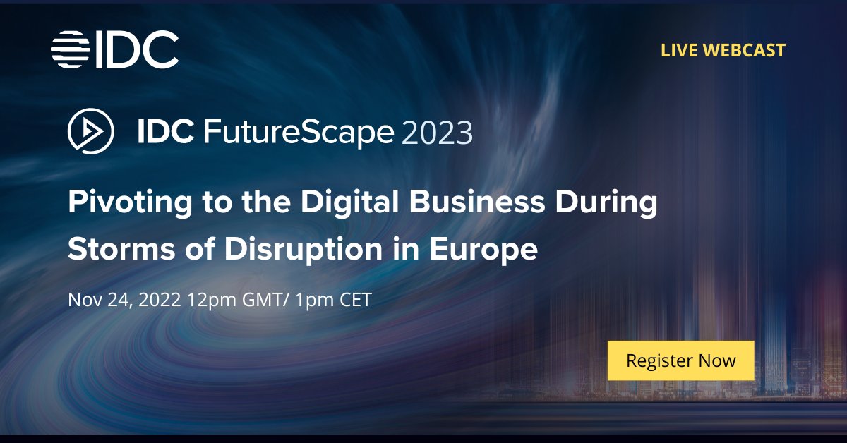 IDC EMEA on Twitter: "Is that time of the year!! Join the IDC European Analyst team on this ...