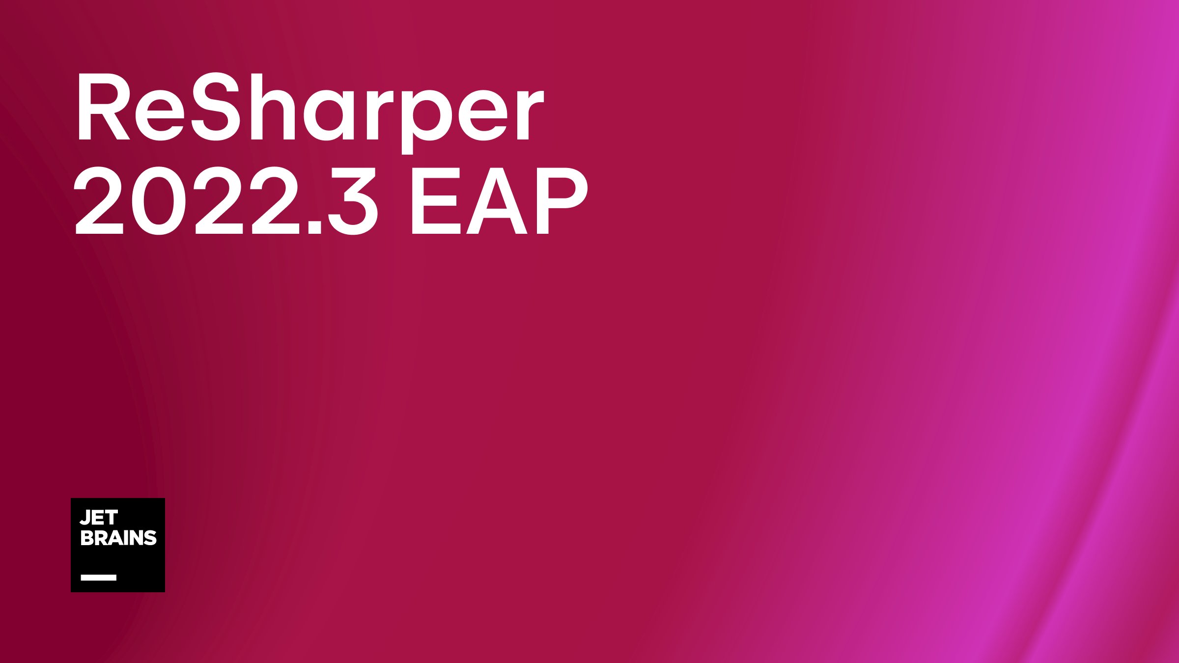 JetBrains ReSharper (@resharper) / Twitter