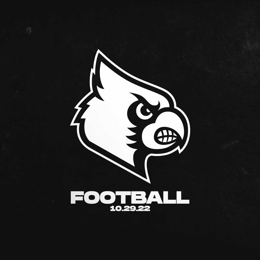 Louisville Cardinal Football Logo