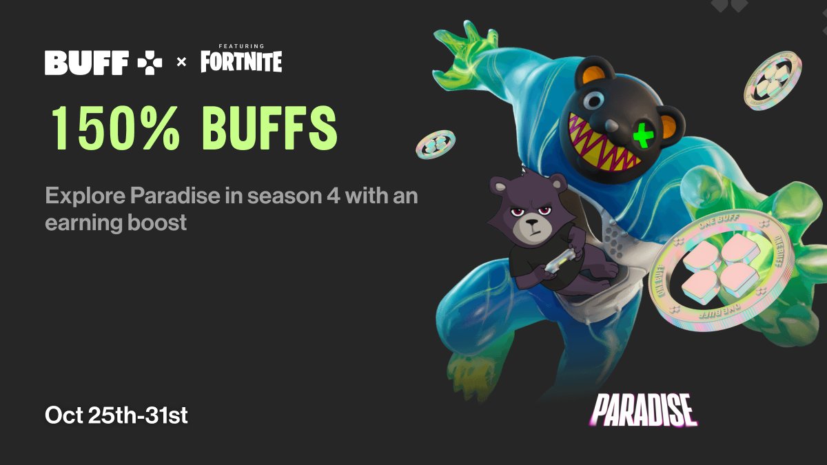 BUFF.game on Twitter: "Not only you’re going to play Fortnite, but you’re going to earn more ...
