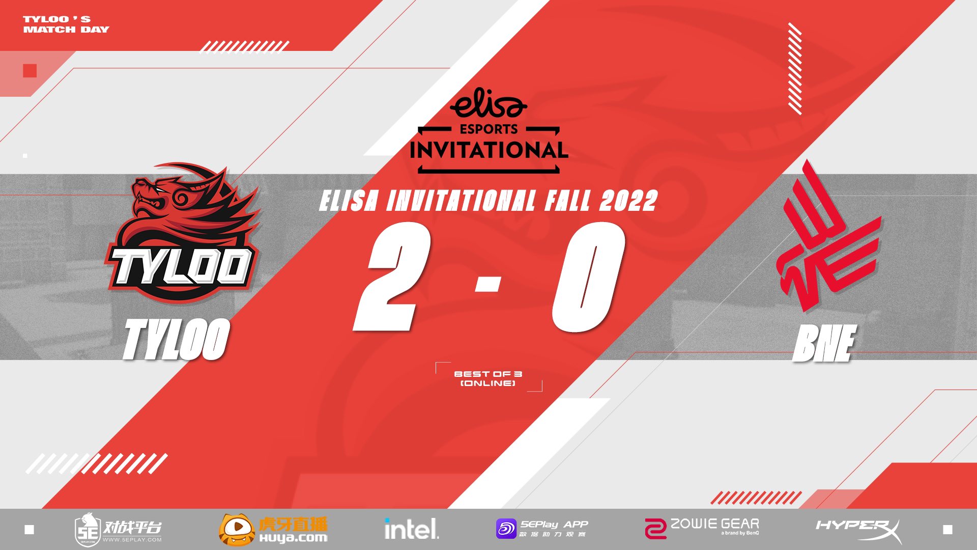 TYLOO on Twitter: "⭐️ELISA INVITATIONAL FALL 2022 ⭐️Map 2 Vertigo TYLOO 16:11 @_badnewseagles GG ...