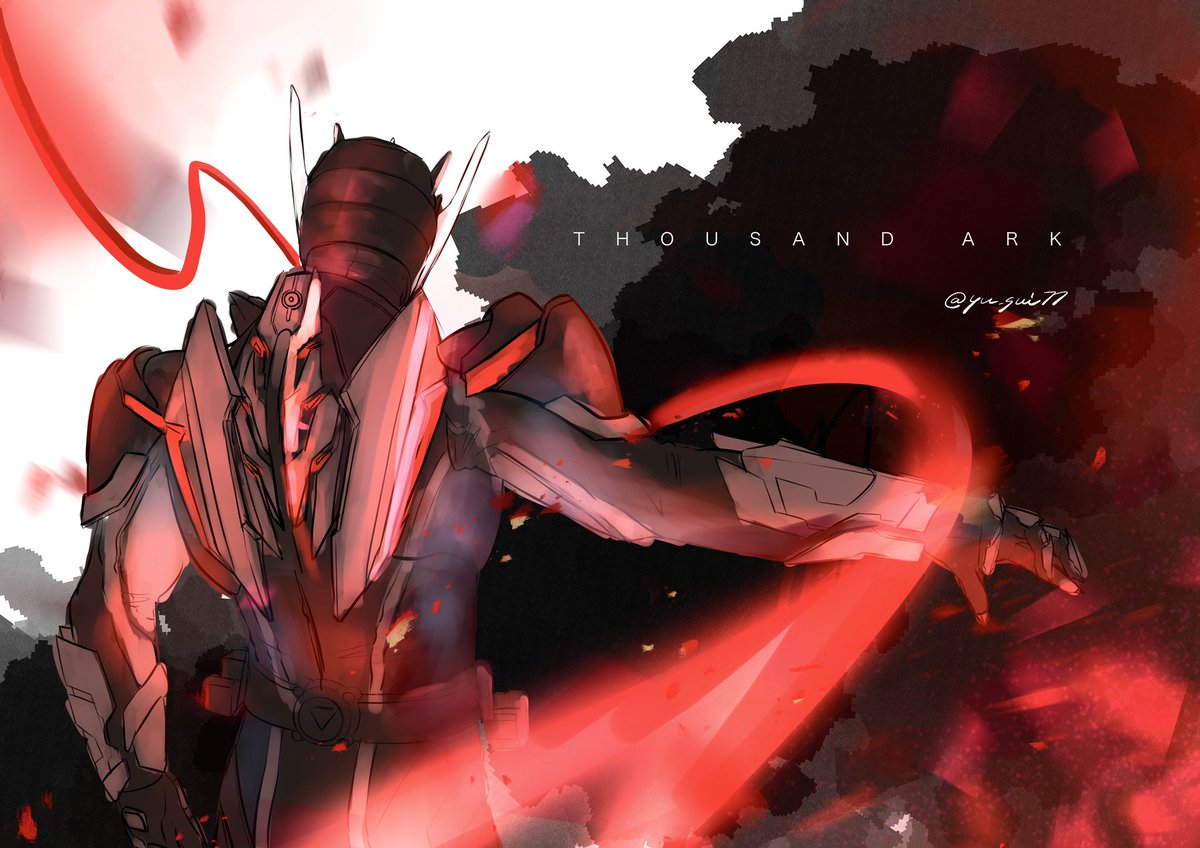KAMEN RIDER THOUSAND ARK】 悪を貫き、善を討て。 」|夕睡のイラスト