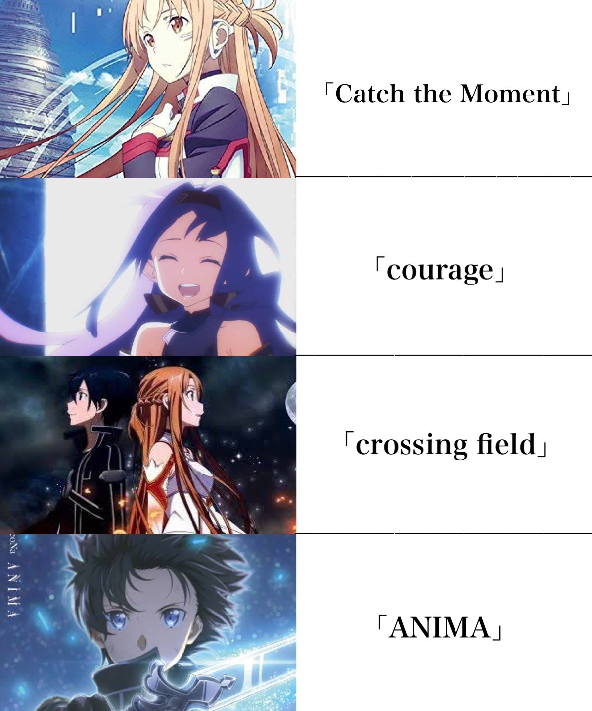 とあるん on Twitter: "SAO、さすがに名曲多すぎないか https://t.co/eBWicOG8Jl" / Twitter