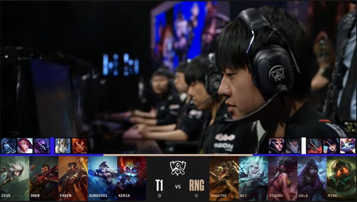 Molecule on Twitter: "The slowest damage done ever in a worlds game? - In T1 vs RNG game 1 we ...