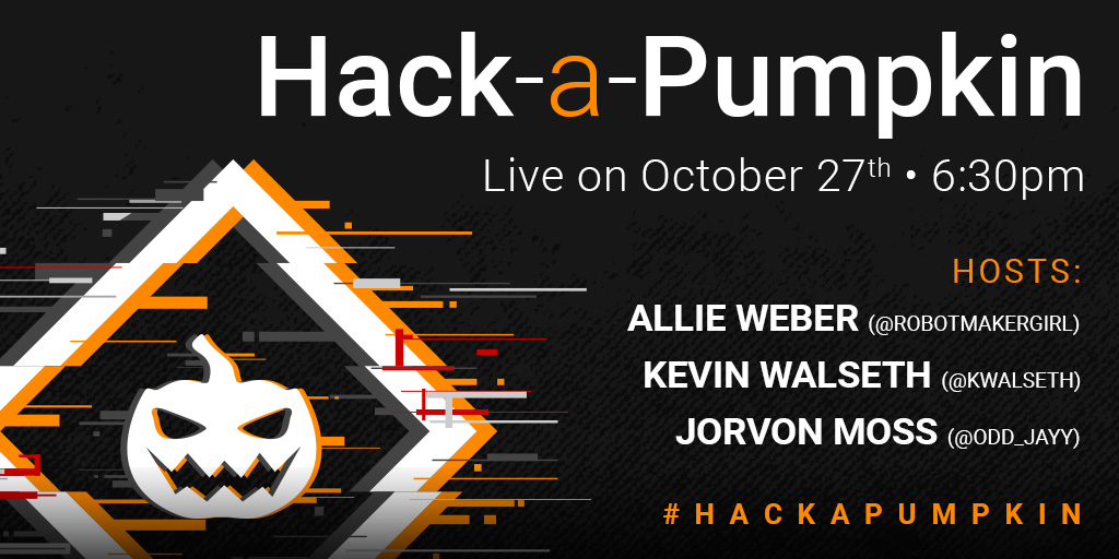 Mark S Hurst on Twitter: "adafruit: RT @digikey: 📣 Don't miss this year's #HackaPumpkin LIVE ...
