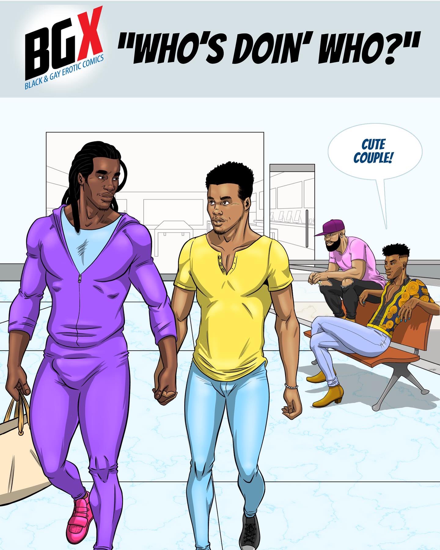 BGXComics on Twitter: "It’s TEASE TUESDAY! Here’s a preview of November’s comic, “WHO’S DOIN ...