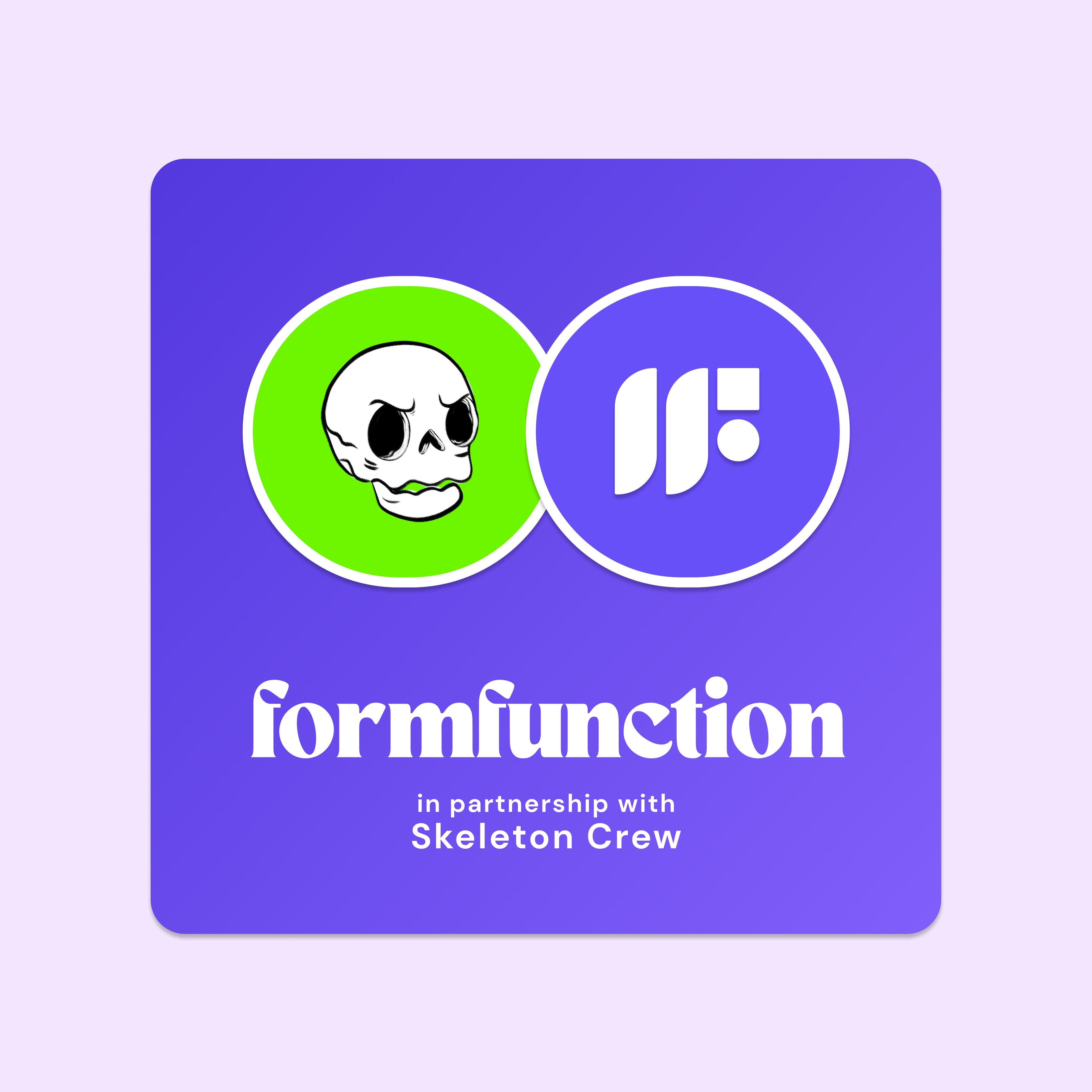 Formfunction on Twitter: "gm everyone! Today we're excited to announce a partnership with ...