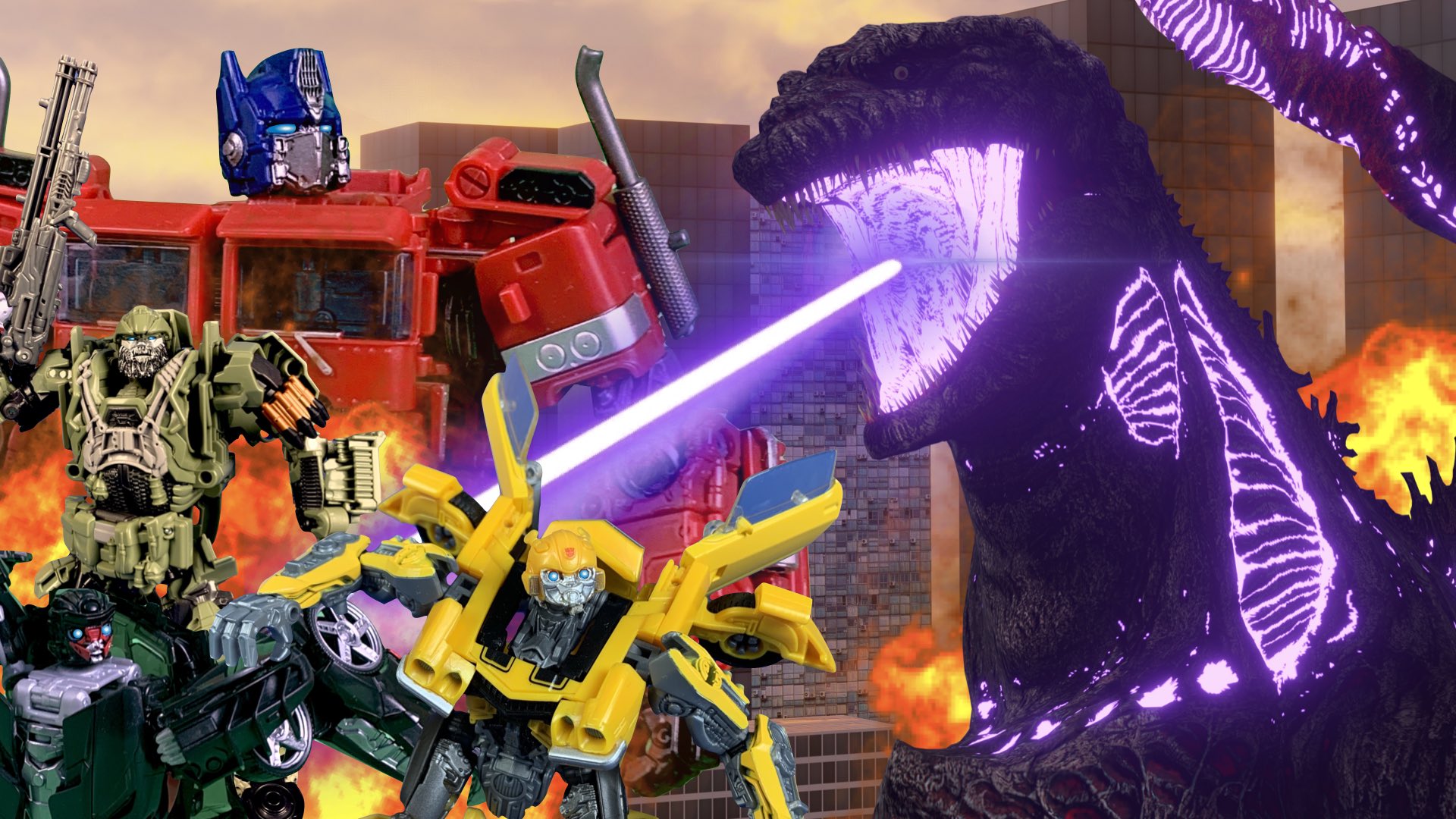 Transformers Vs Godzilla