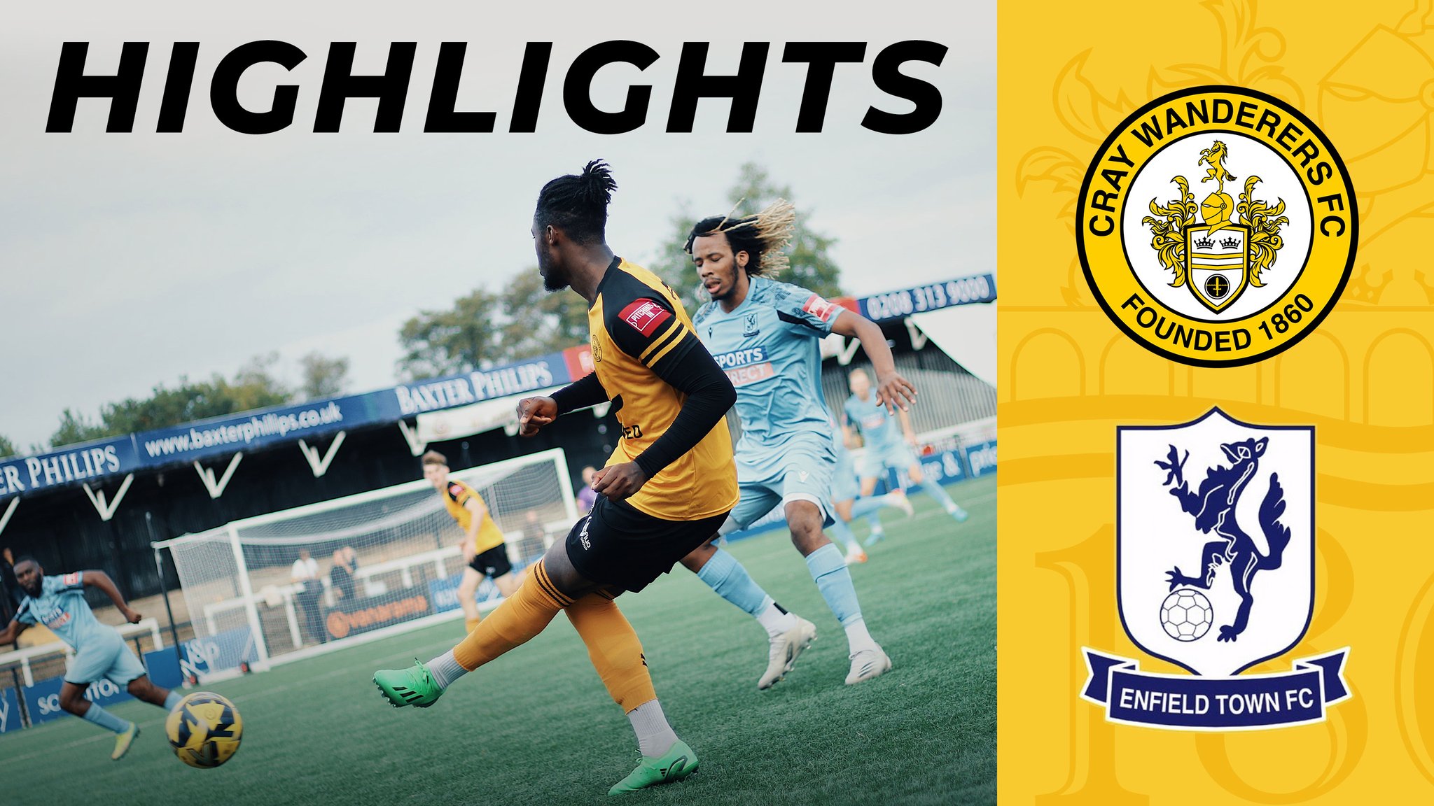 Cray Wanderers FC on Twitter: "HIGHLIGHTS from our game against @EnfieldTownFC are now on our ...