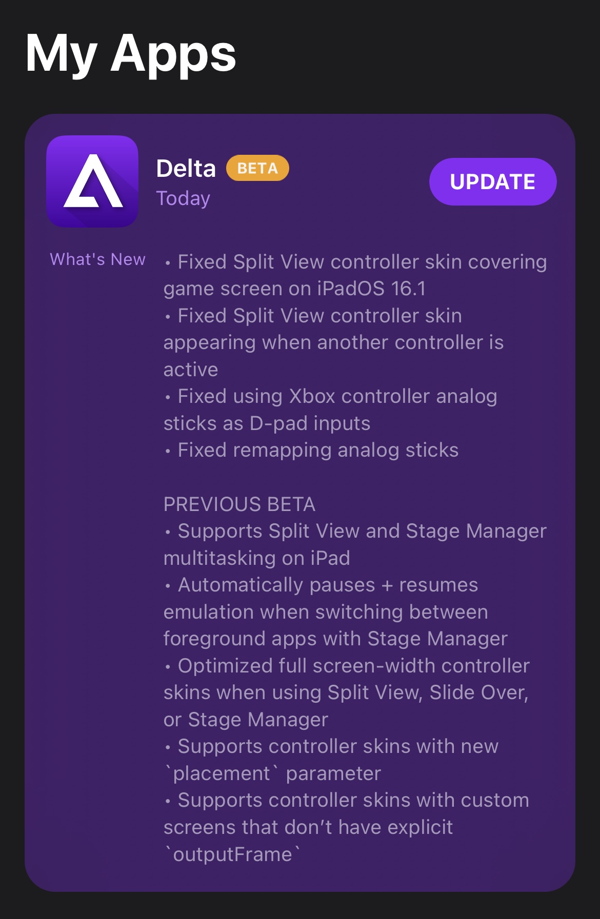 AltStore.io on Twitter: "🚀 Delta 1.4b3 is now available for all Patrons with some scary 👻 good ...