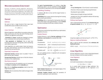 Data Science Dojo on Twitter: "RT @DataScienceDojo: 💥 Machine Learning cheatsheet focusing on ...