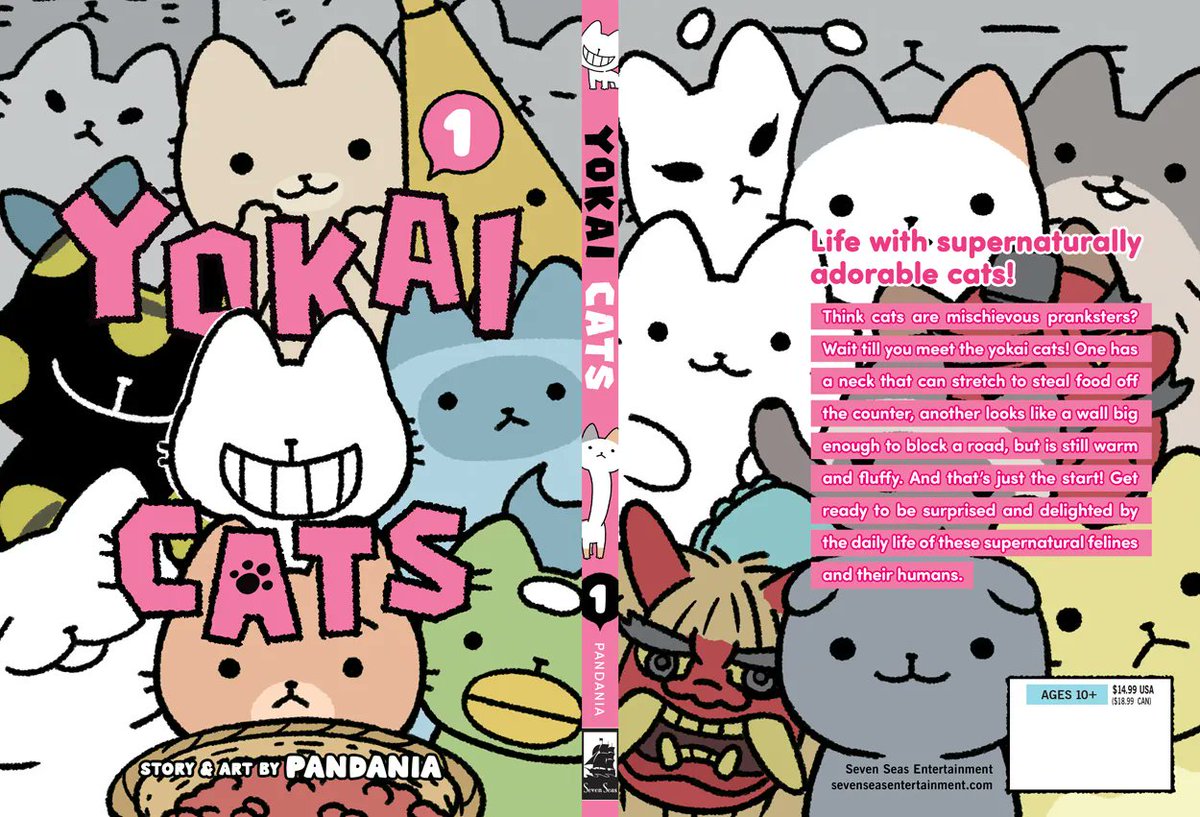 Seven Seas Entertainment On Twitter Yokai Cats Vol 1 A Fun Full