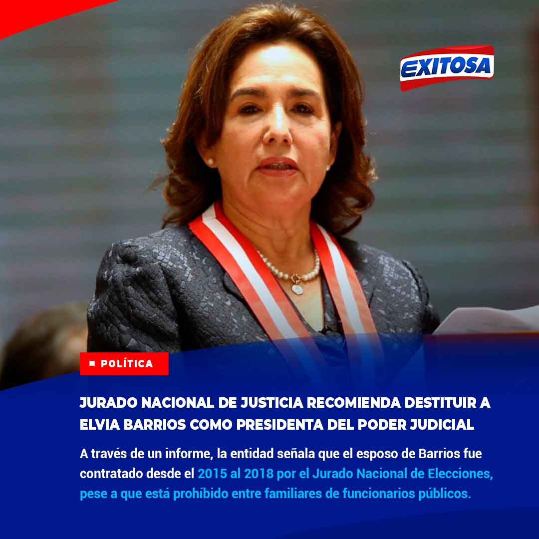 Exitosa Noticias on Twitter: "🔴🔵 La Junta Nacional de Justicia emitió un informe en la que ...