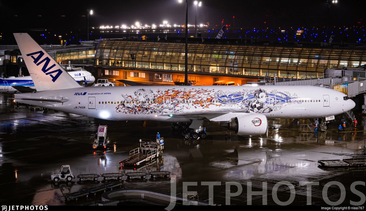 Seksan ・セックサン Photography on Twitter: "RT @JetPhotos: An ANA 777 in Demon Slayer livery in Tokyo ...