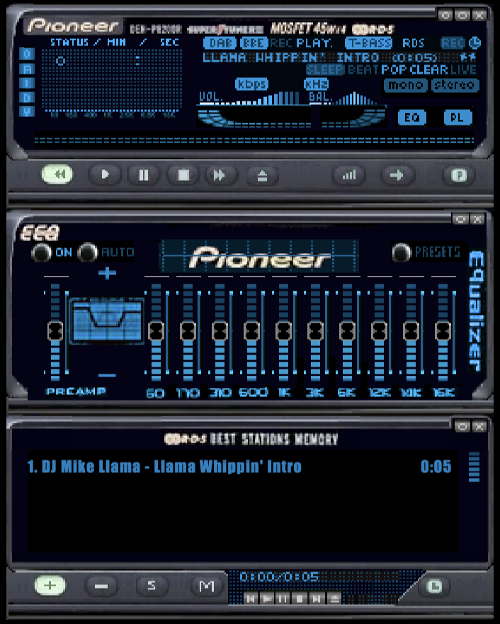 Winamp Icon Blue