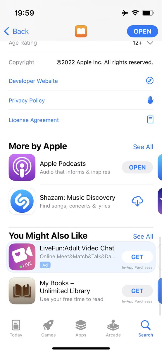 Basic Apple Guy on Twitter: "These App Store ads are something… Reading? You might also like ...