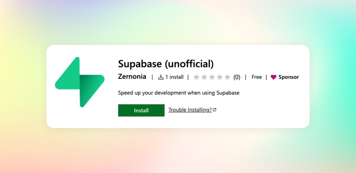 Supabase on Twitter: "RT @zernonia: I open @supabase dashboard & docs soooo many times during ...