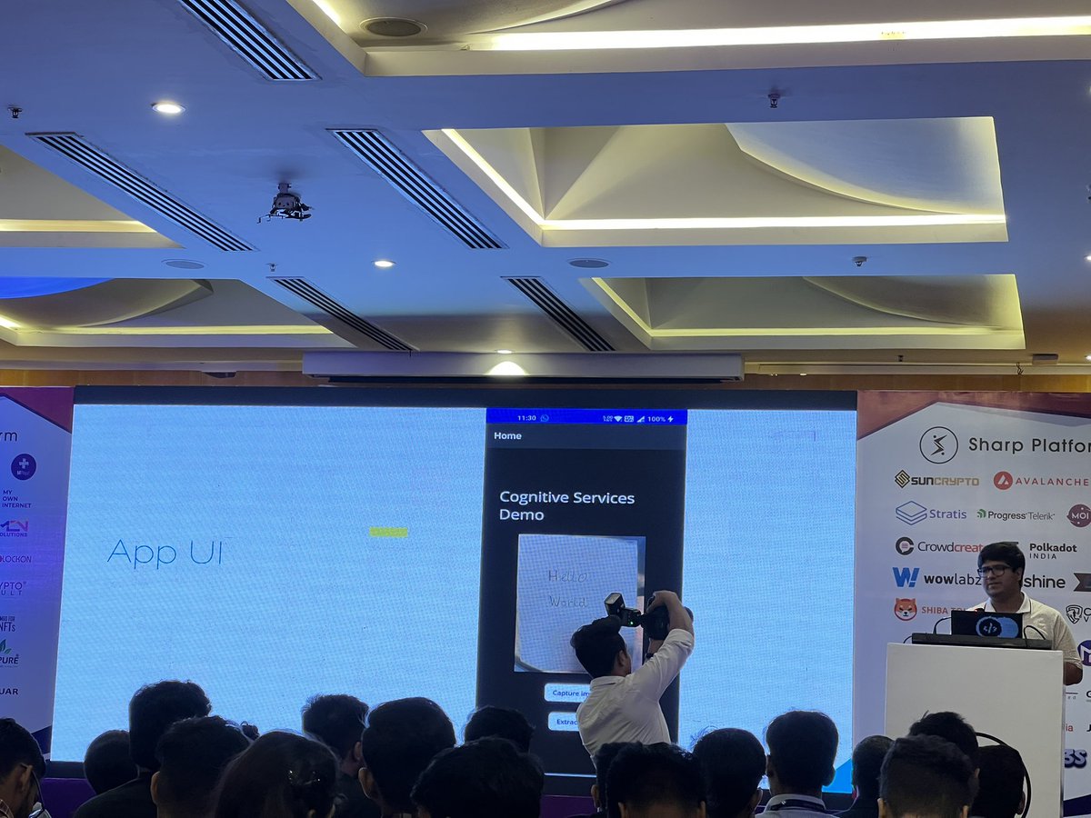 Haimantika Mitra on Twitter: "@adityaoberai1 rocking the stage as usual!! Day 1 @CsharpCorner ...