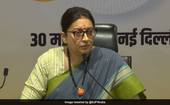 Ndtv On Twitter Smriti Irani Says Gujarat Aap Chief Insulted Pms Mother Posts Video