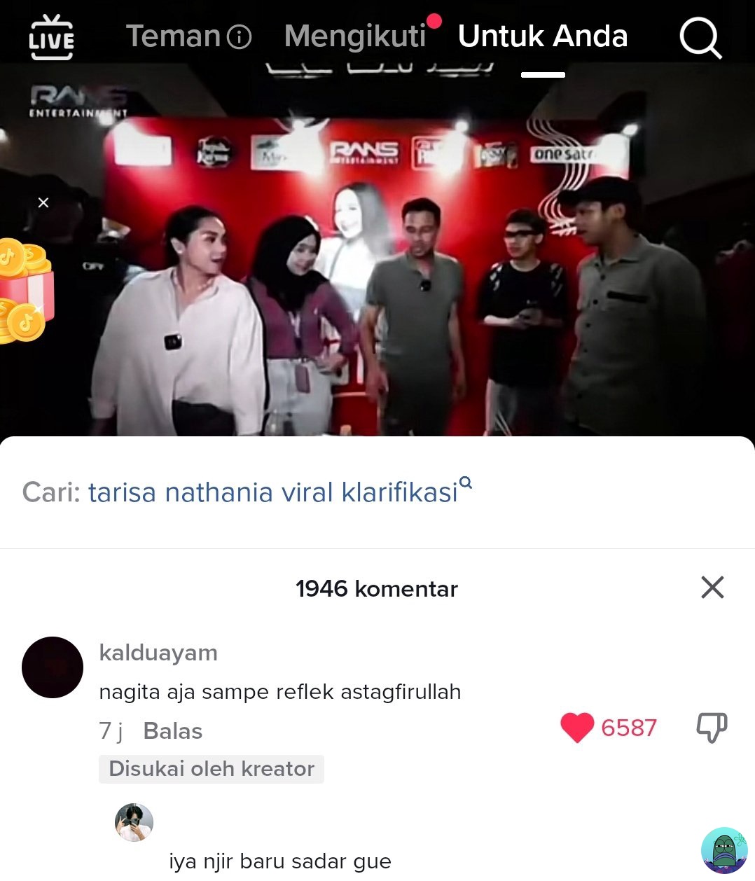 TanyarlㅡDilarang Rep LINK AFF‼ on Twitter: "💚 teh gigi padahal udah bilang "ayo difotoin bareng2 ...