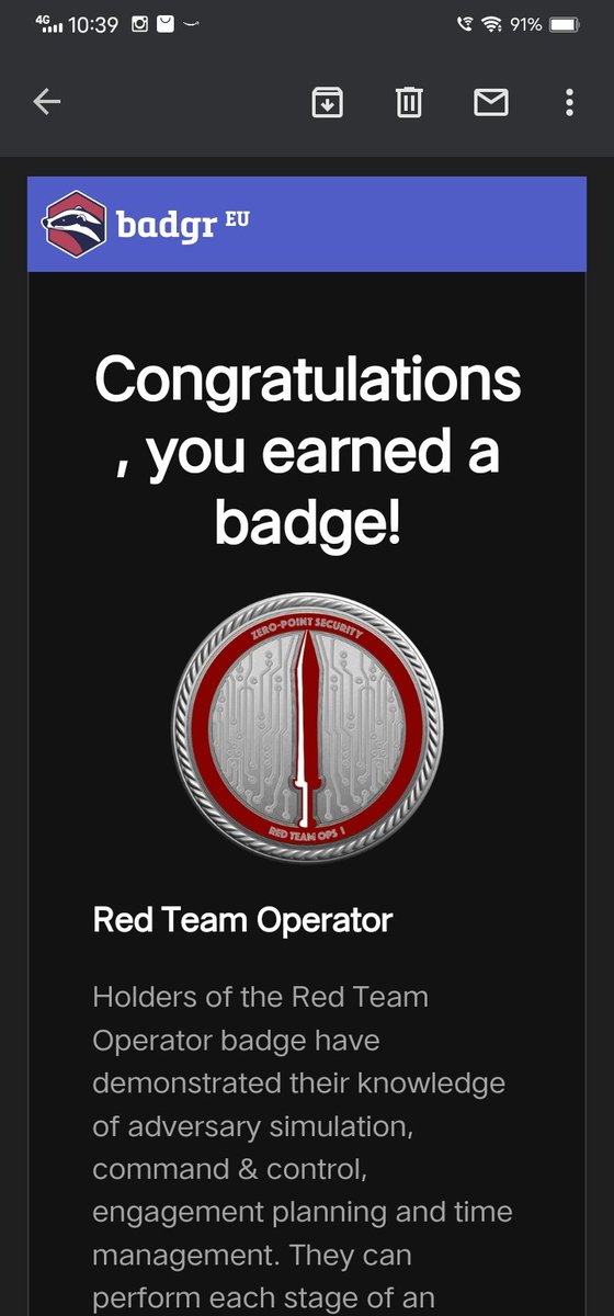 Zero-Point Security on Twitter: "RT @RishiD4rkS0u1: CRTO Certified ️ @zeropointsecltd @_RastaMouse"