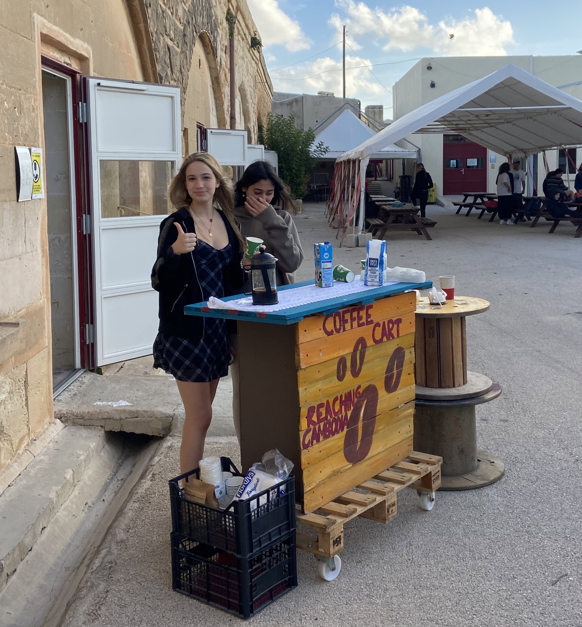 HeadofSchool on Twitter: "Our HS student-run Coffee Cart is back! Daily ...