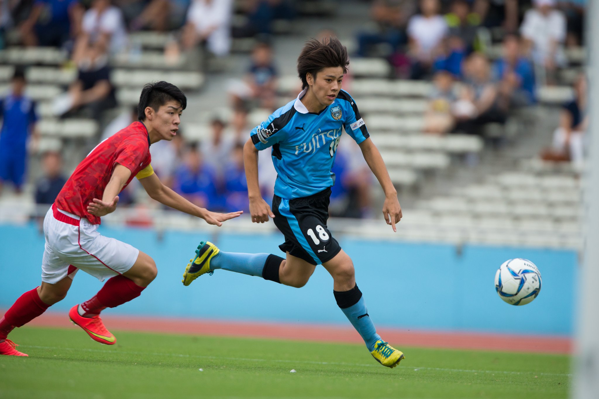 川崎フロンターレ on Twitter: "／ U-18応援企画 #高3の君 \ 最後に番外編。時が経ち、こんな発見も。 2015年9月13日 川崎フロンターレU-18vs三菱養和SCユース ...