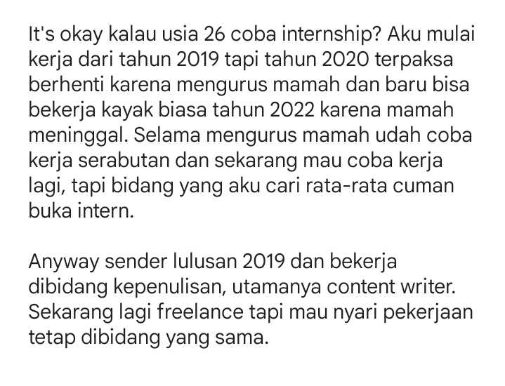 BACA RULES DI (bit.ly/worksfess) on Twitter: "Work! Mohon masukan dan sarannya, terima kasih 🙏 ...