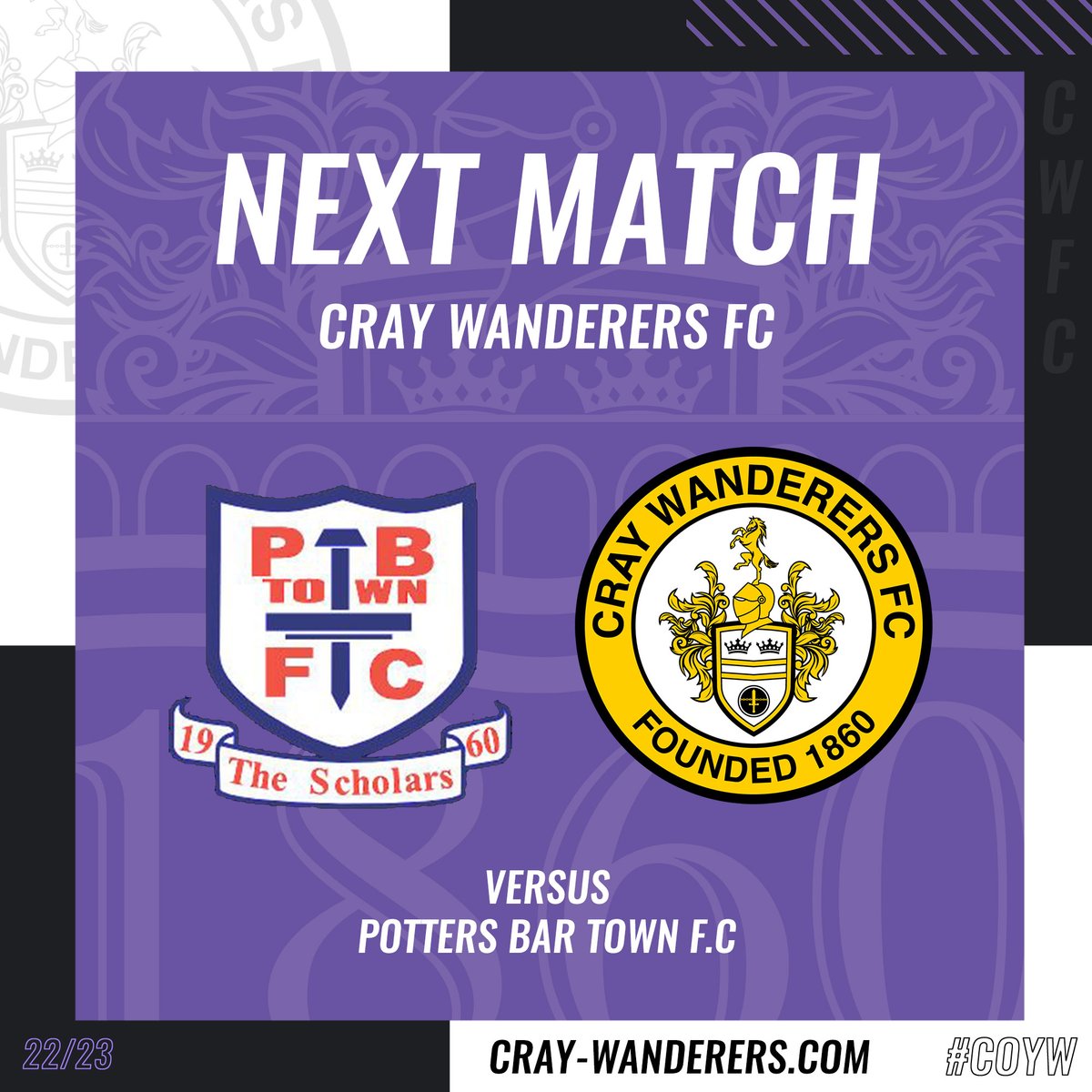 Cray Wanderers FC on Twitter: "Match Preview & Directions - @pbtfc vs @OfficialWands ...
