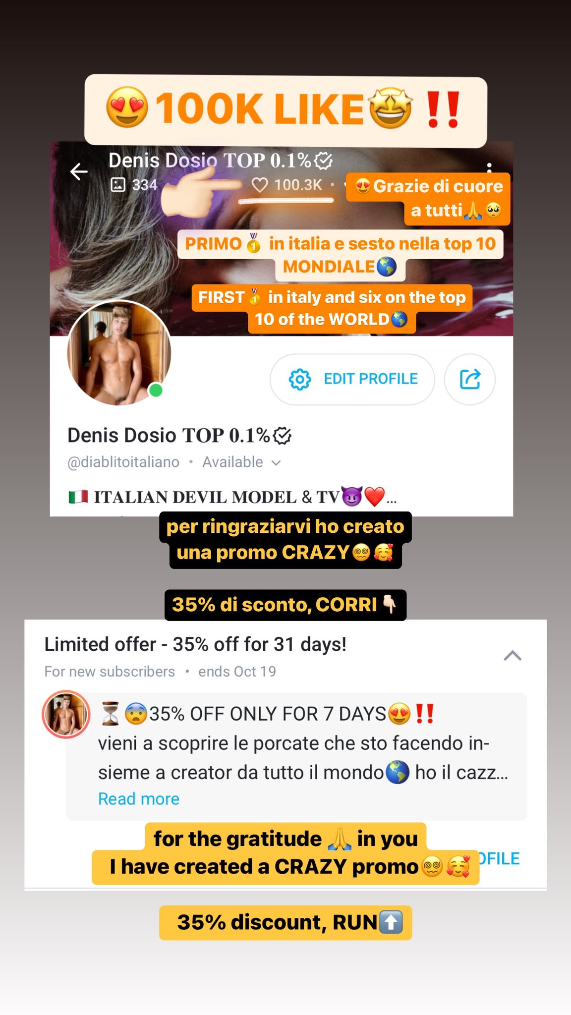 Denis Dosio 🏆 TOP 0,1%🌟 (ONLYFANS) on Twitter: Denis Dosio 🏆 TOP 0,1%🌟 (ONLYFANS) on Twitter: