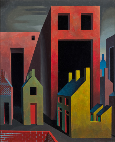 Colin Middleton (Irish, 1910-1983), Strange Openings. Oil on canvas, 61 ...