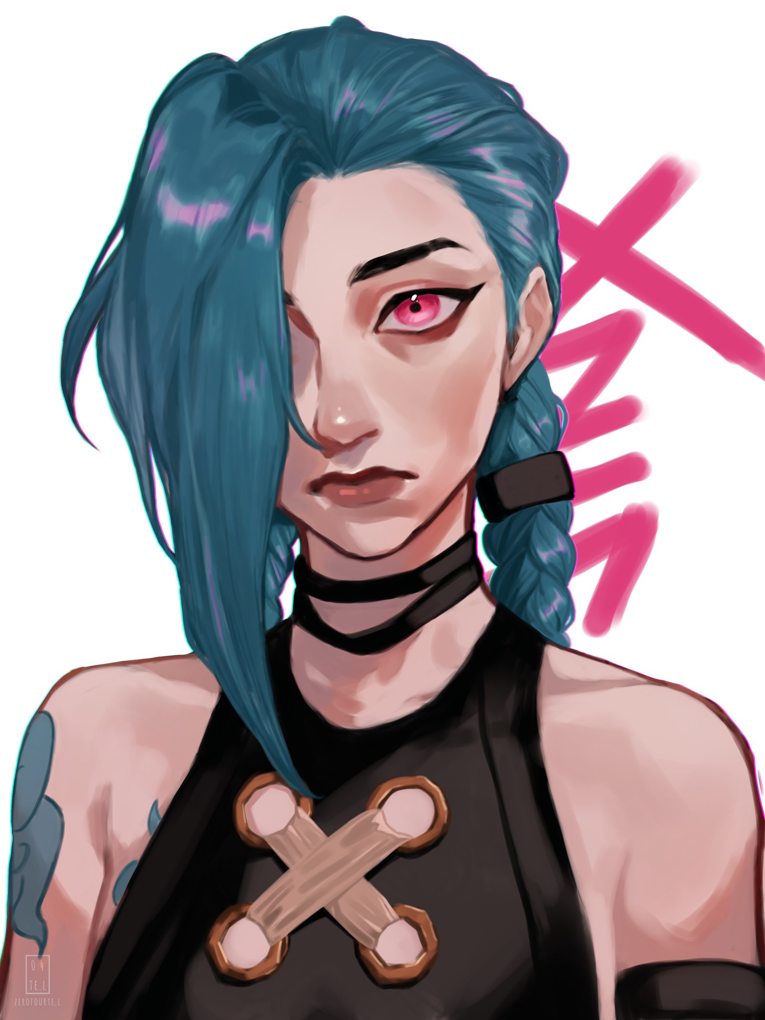 Jinx Fan Art Jinx Arcane Fanart By Wedvariin On DeviantArt