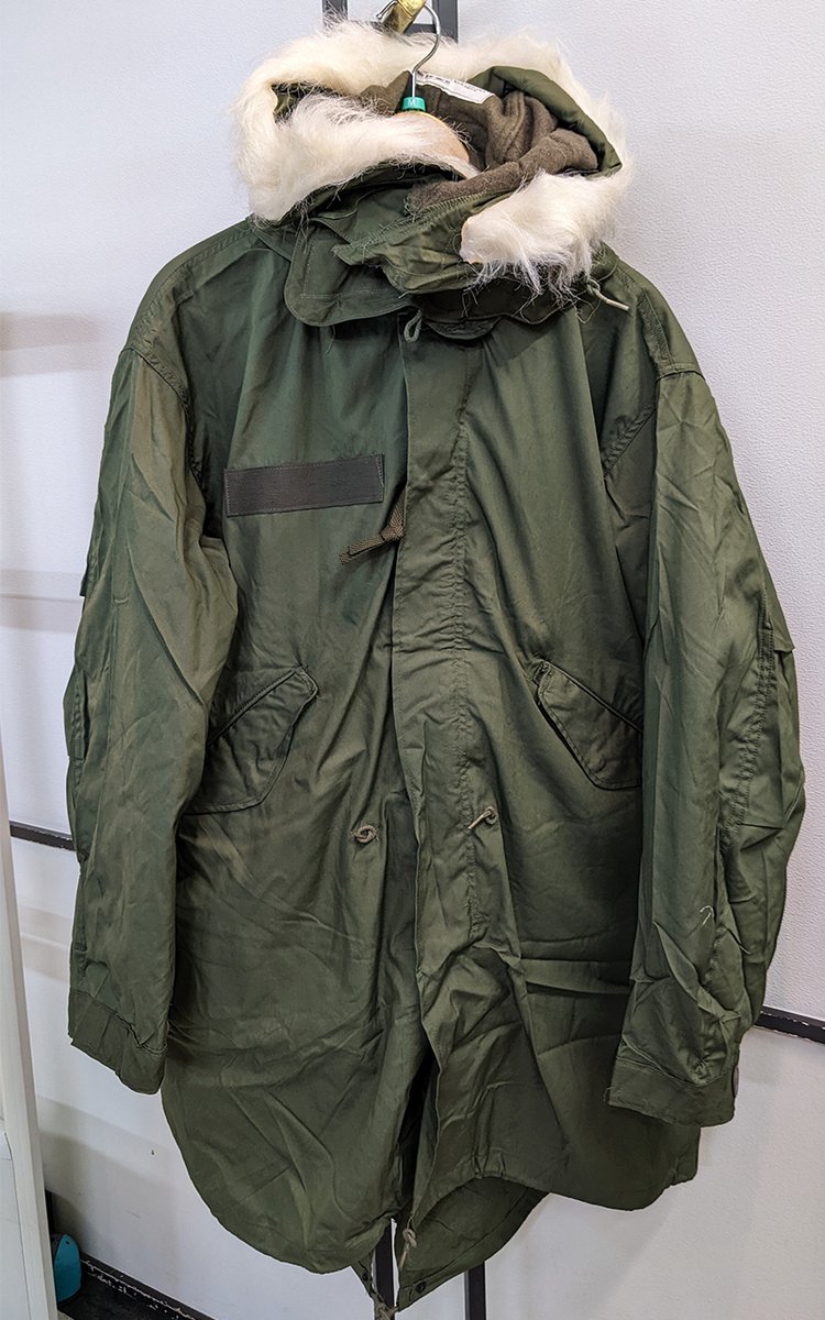 エスアンドグラフ on Twitter: "実物未使用品M-65 フィッシュテールパーカーが3着限定で大阪店に入荷しました！サイズはMです。価格は59,800円です！"