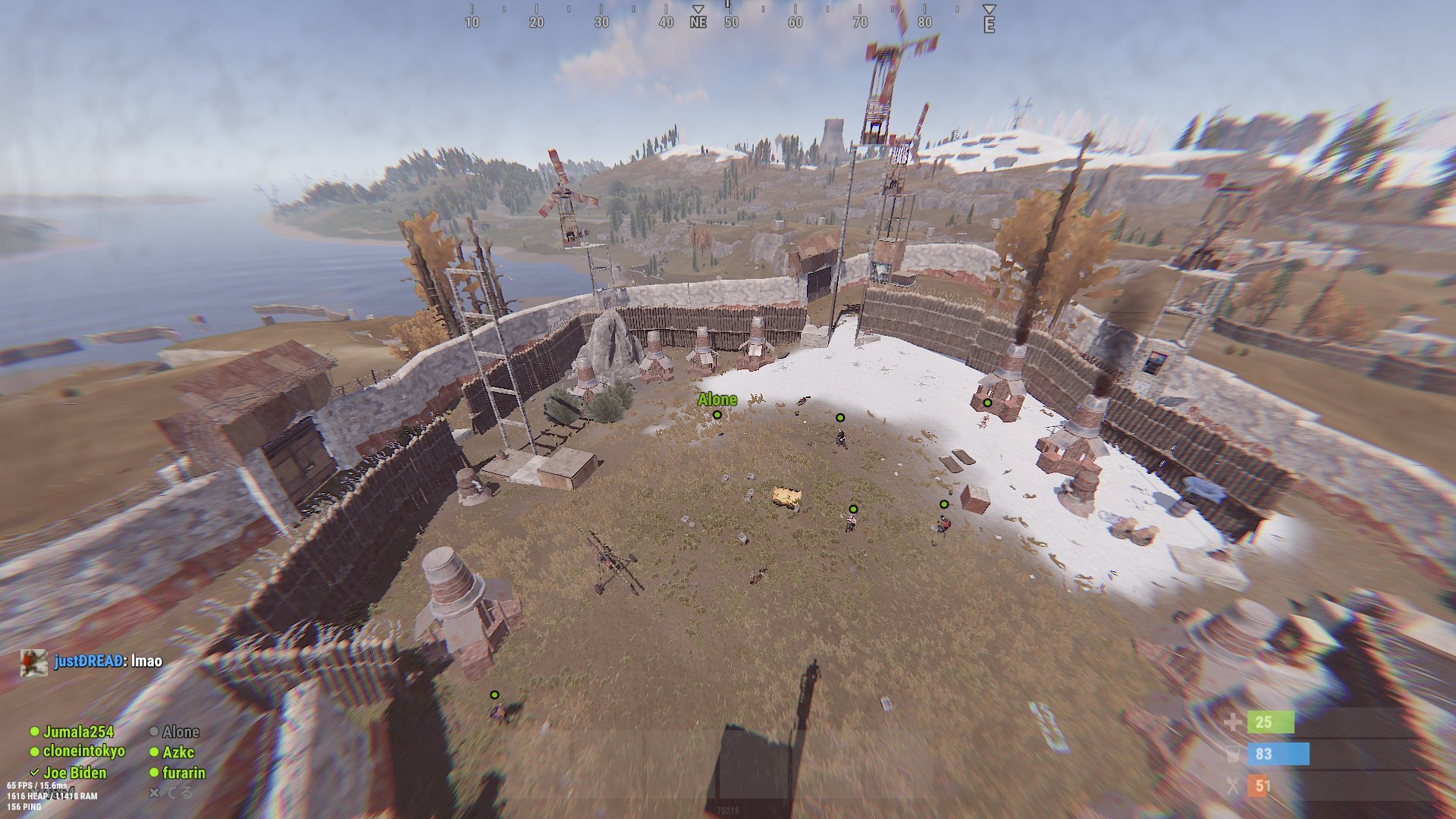 ふらりん on Twitter: "謎の力で拠点消えたので終わりです!!!!! #EACを許すな #Rust https://t.co/P3djtG5JF1" / Twitter