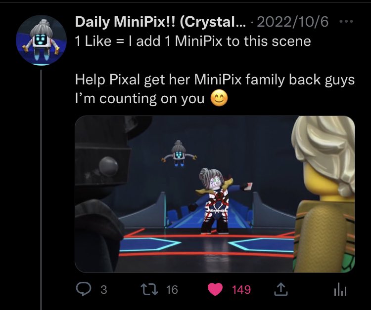 Daily MiniPix!! on Twitter: "The original tweet and a screenshot of the layers in ibispaint ...