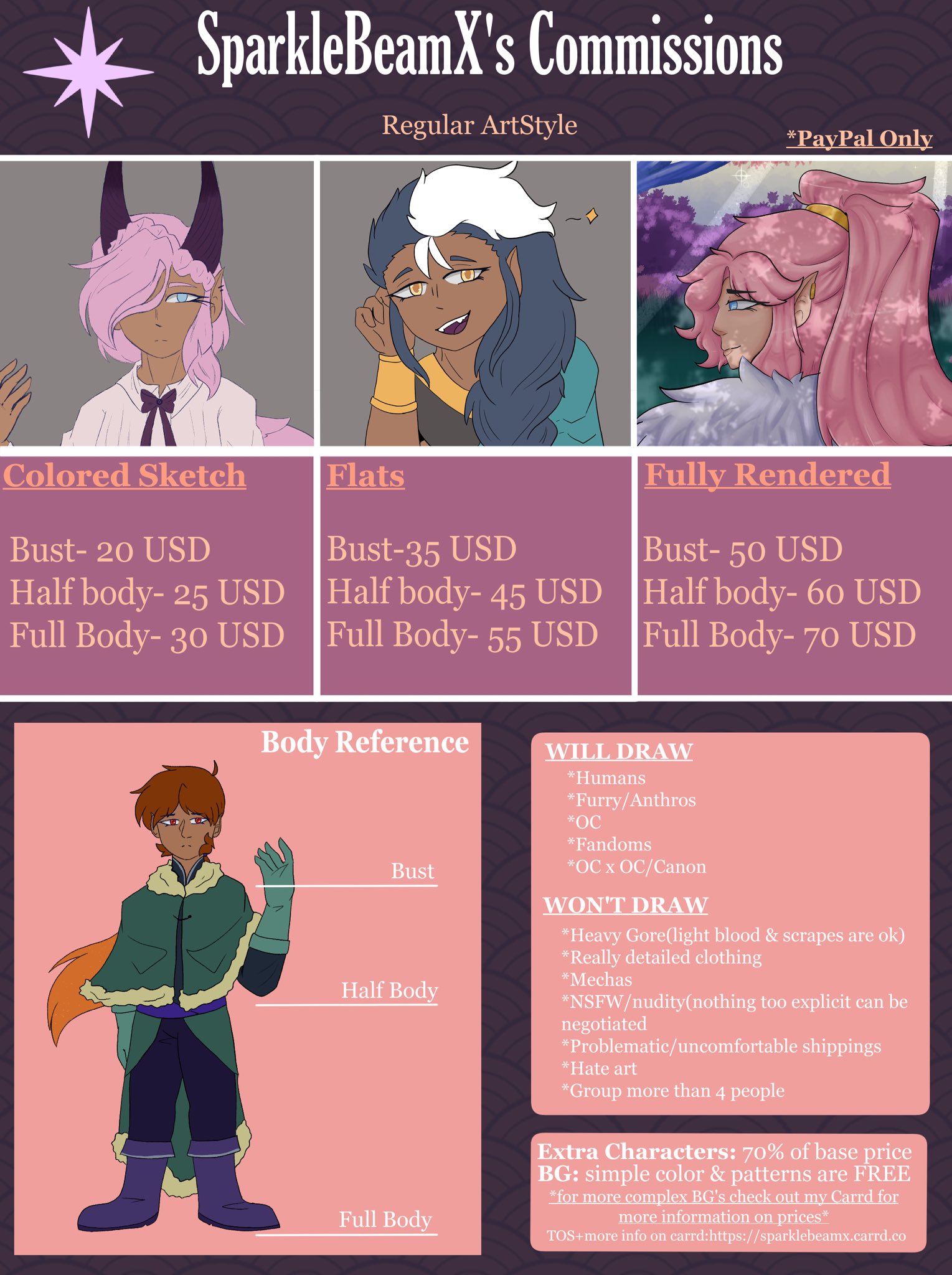 Sparkle on Twitter: "Reopening my com slots with brand new sheets and some extras I have 6 slots ...