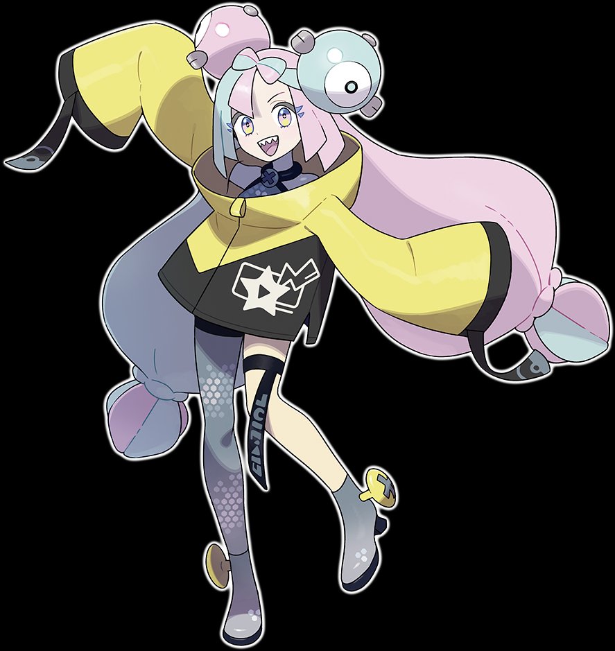 Official artwork of the Gym Leader Iono : r/pokemon