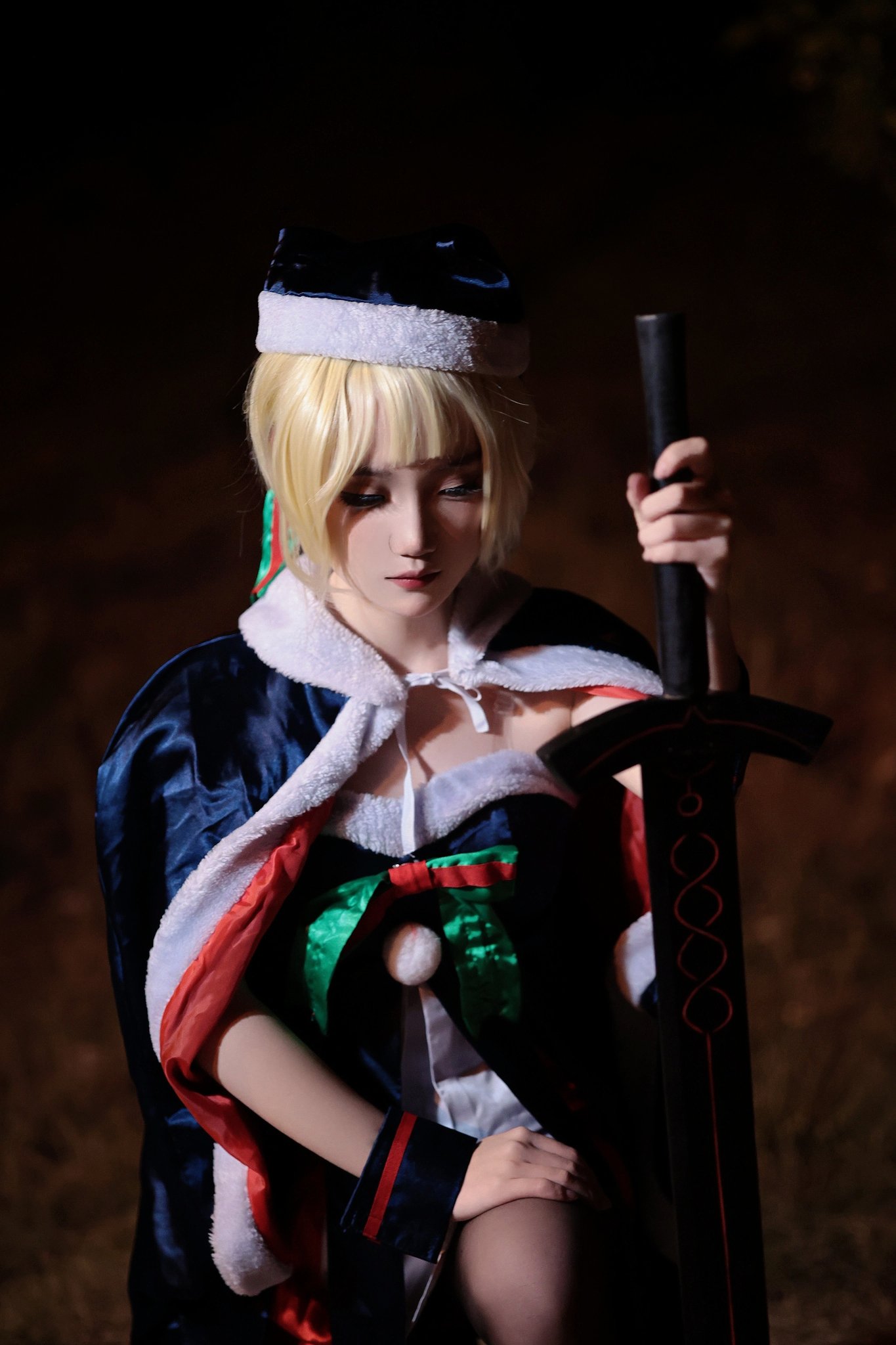 云小姻请一夜暴富 on Twitter: "#fgo #saber #圣诞 #cos #黑丝 https://t.co/dy7NNxSQJi" / Twitter