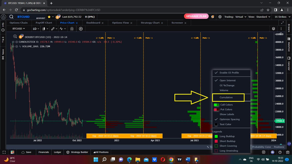 Step by step guide to plot #CUMULATIVE #OPEN #INTEREST (COI) in ...