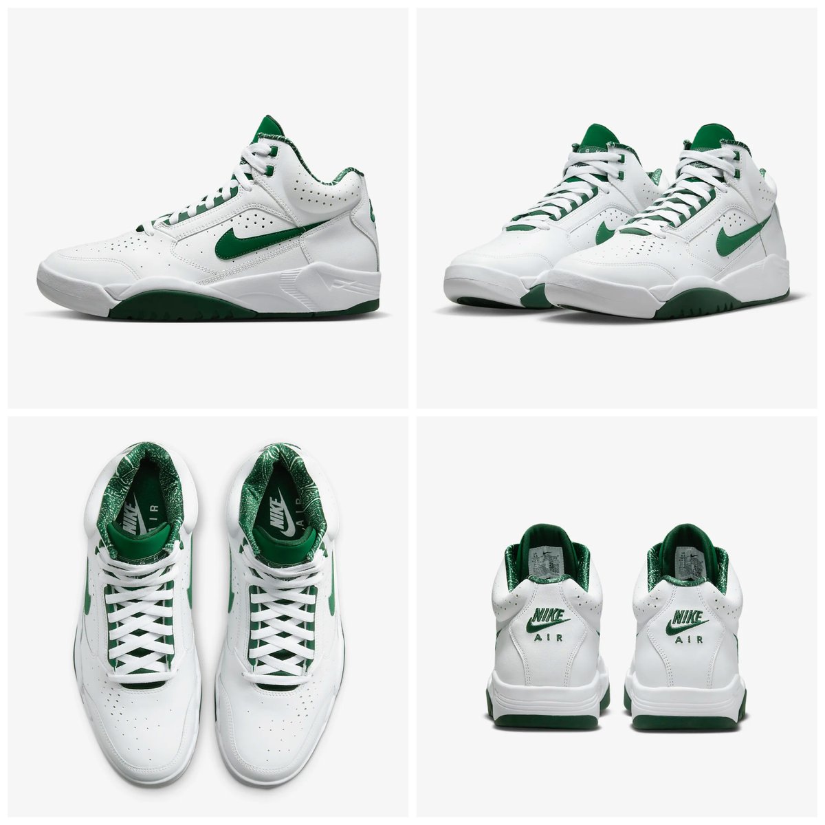 SNKR TWITR On Twitter Nike Air Flight Lite Mid White Gorge Green snkr-twitr-on-twitter-nike-air-flight-lite-mid-white-gorge-green