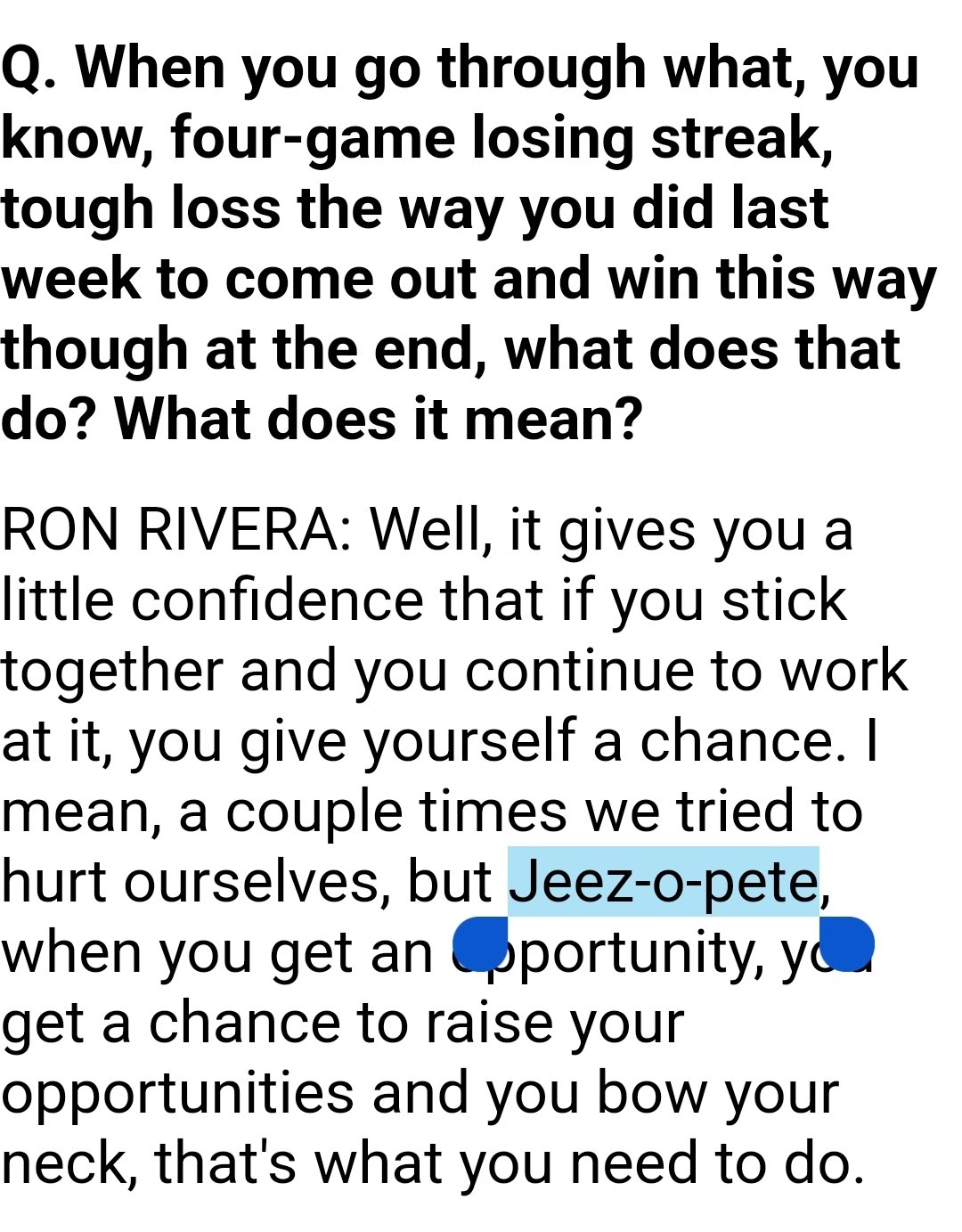 Ben Standig On Twitter Jeez o pete Made The Transcript Https t ben-standig-on-twitter-jeez-o-pete-made-the-transcript-https-t