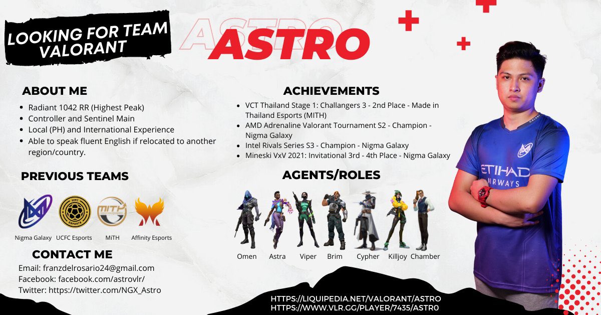 astro on Twitter: "here’s some additional info I can also send my esports resume if needed vouch ...