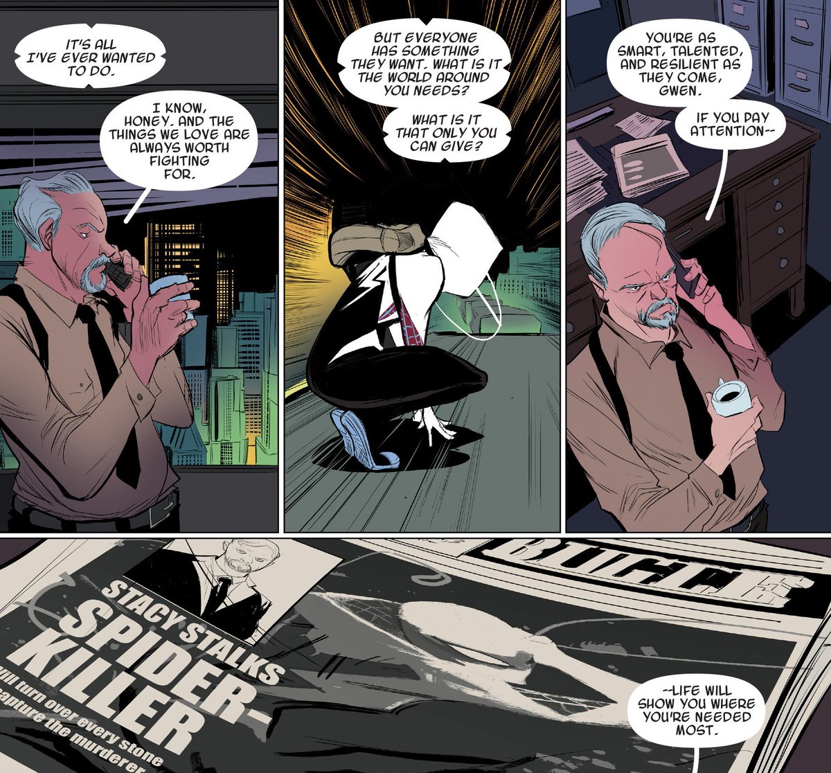 L'histoire d’origine de Ghost Spider, la Gwen Stacy qui est devenue ...