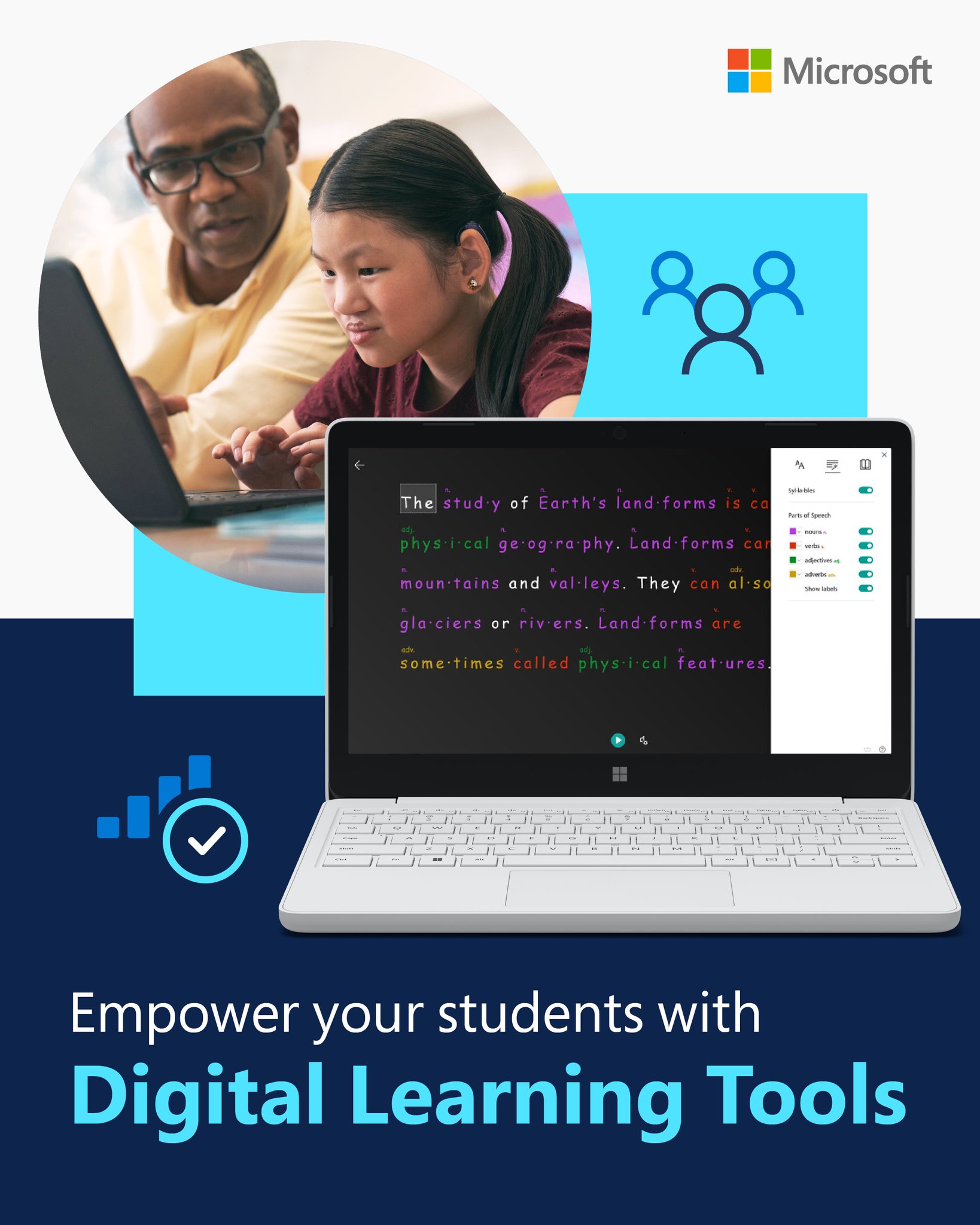 Microsoft Education on Twitter: "Microsoft Learning Tools support students with #dyslexia as ...