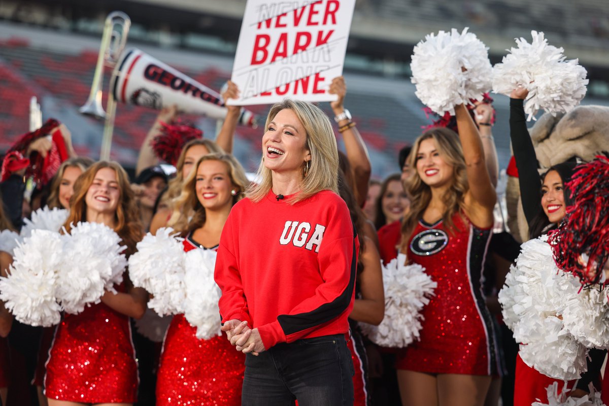 UGA on Twitter: "Welcome home, @arobach! We're so glad that you and the @GMA crew helped us kick ...